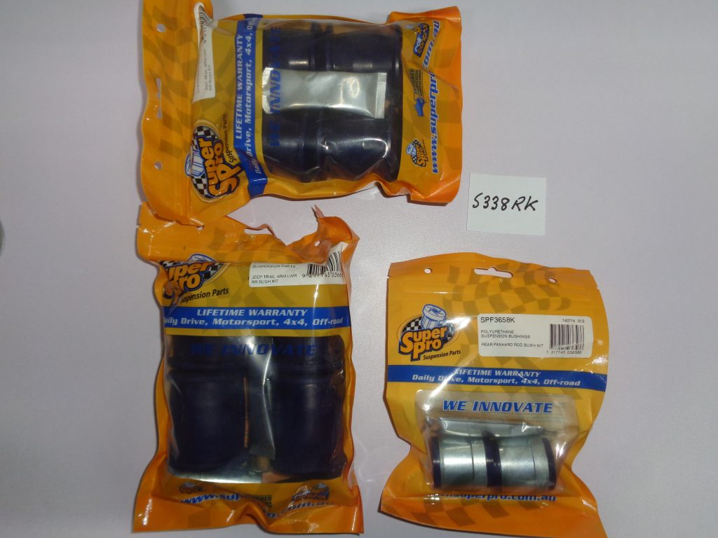 SuperPro rear poly bush kit, JK